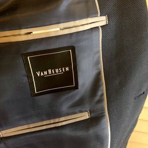 Van Heusen | Suits & Blazers | Mens Van Heusen Blue 2 Piece Suit 42r ...